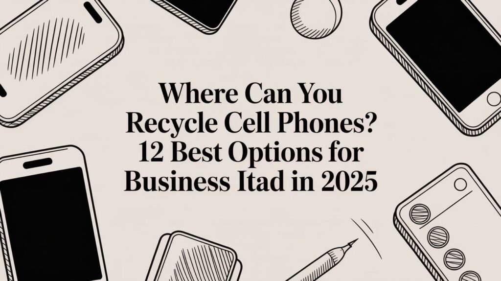 Where Can You Recycle Cell Phones? 12 Best Options for Business ITAD in ...
