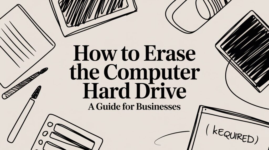 How to Erase a Computer Hard Drive: A Business’s Guide to Data Security