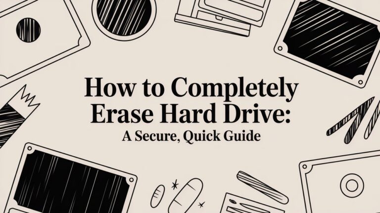 How to Completely Erase a Hard Drive for Business: A Quick Guide
