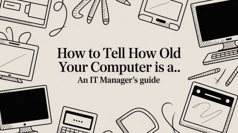 How to Tell How Old Your Computer Is: An IT Manager’s Guide