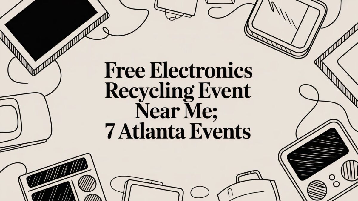 Free Electronics Recycling Event Near Me: 7 Atlanta Events